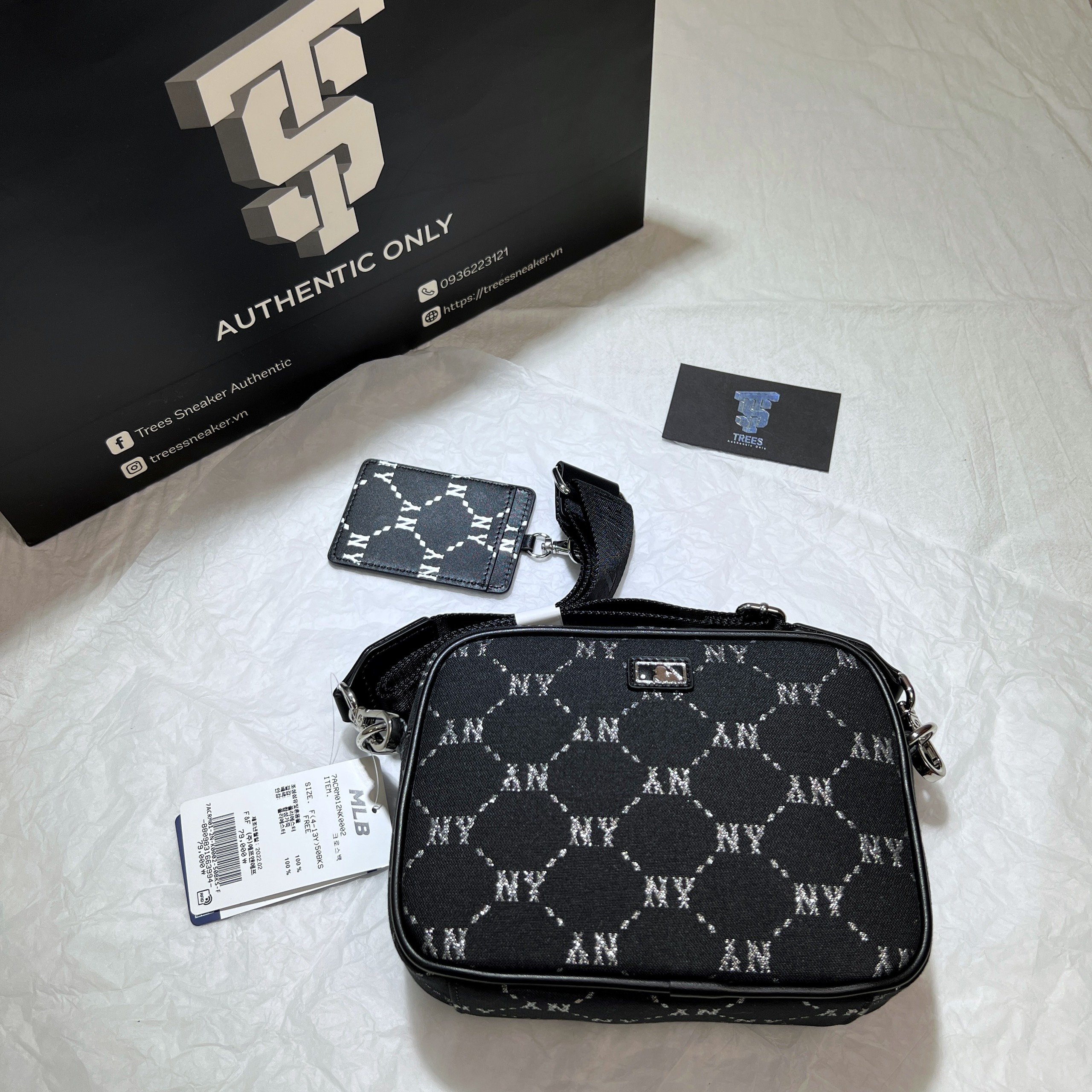 Túi đeo chéo MLB MONOGRAM DIAMOND FULL TAG CHECK HIDDEN TAG - Trees Sneaker