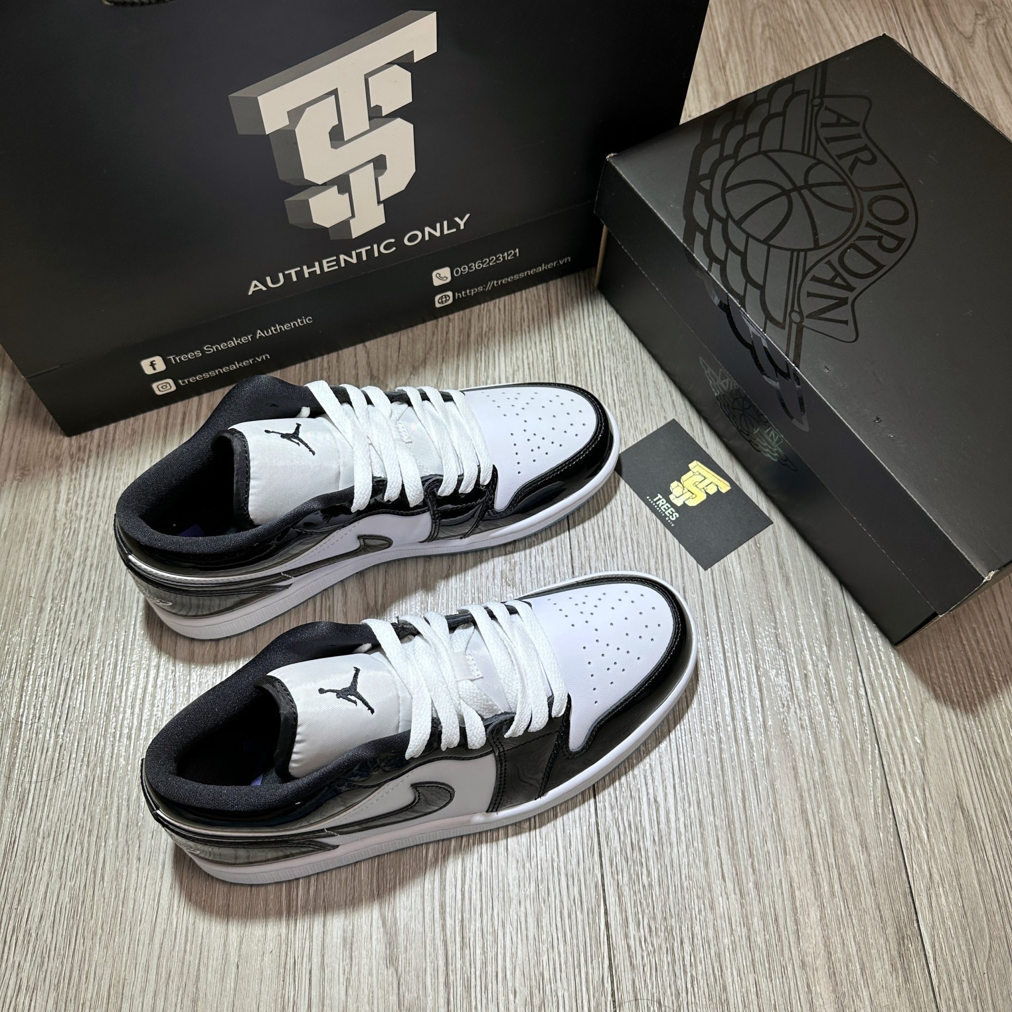 NIKE AIR JORDAN 1 LOW SE CONCORD DV1309 100 Full Box Tag Chính Hãng ...