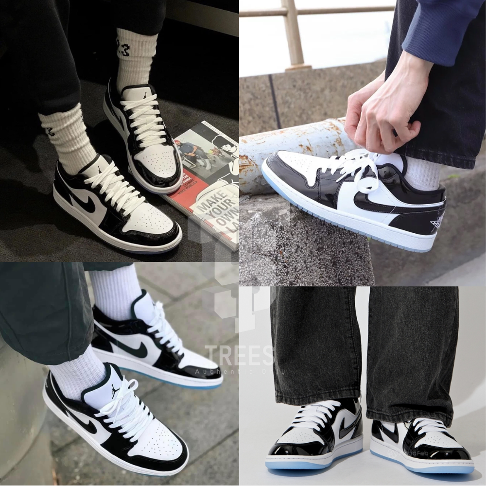 NIKE AIR JORDAN 1 LOW SE CONCORD DV1309 100 Full Box Tag Chính Hãng ...