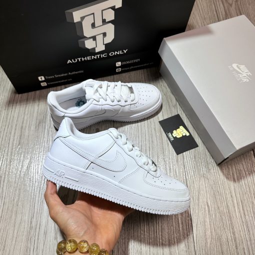 NIKE AIR FORCE 1 LOW LE GS ALL WHITE DH2920 111 - Trees Sneaker