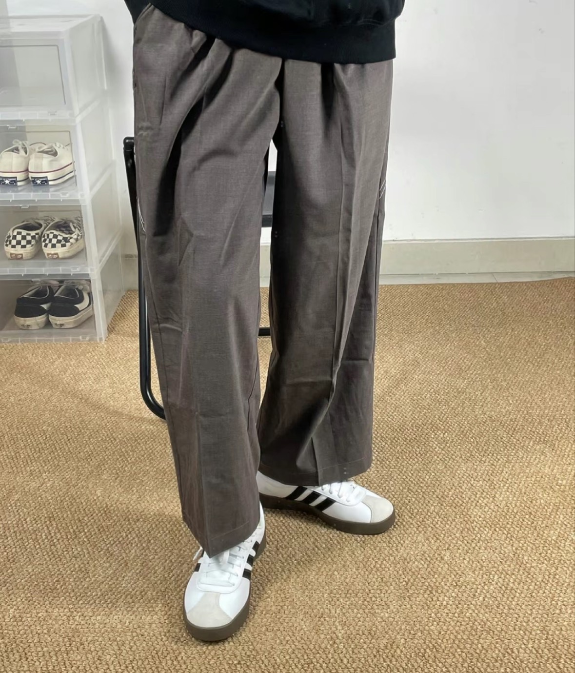 ADIDAS VL COURT BASE WHITE ID3711 ID3714 Full Box Tag Auth - Trees Sneaker